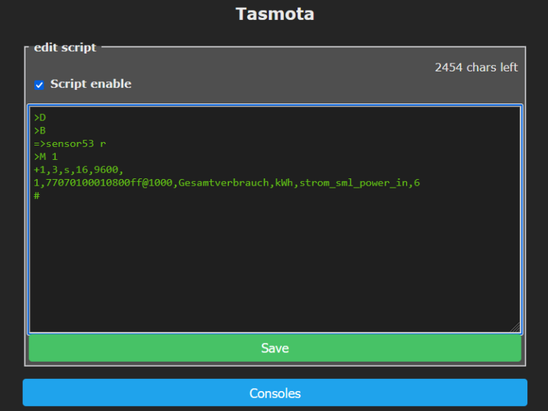 HA - Stromzähler EasyMeter Q3M mit Tasmota - Joachim´s TechPage